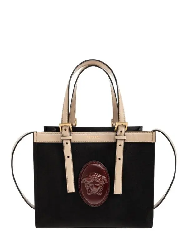 Versace Rivière Mini Tote Bag - Black