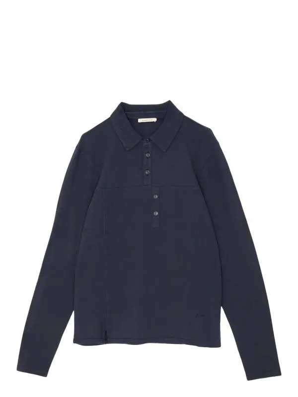 Paloma Wool Long-sleeved Polo Shirt - Blue
