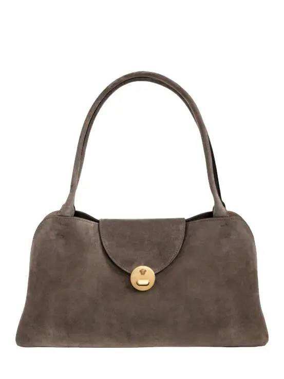 Versace Vivian Flap Shoulder Bag - Brown