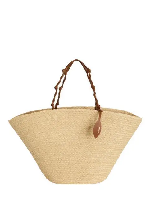 JIL SANDER Tangle Large Tote Bag - Brown