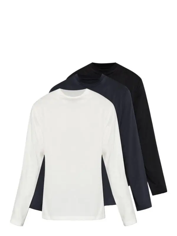 JIL SANDER Three-pack Long-sleeve T-shirts - White