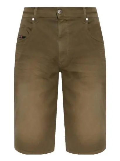 DIESEL® D-krooley-bw Jogg Denim Shorts - Green