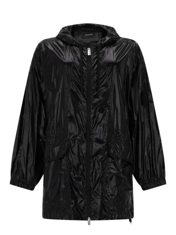 Herno Drawstring Hooded Jacket - Black
