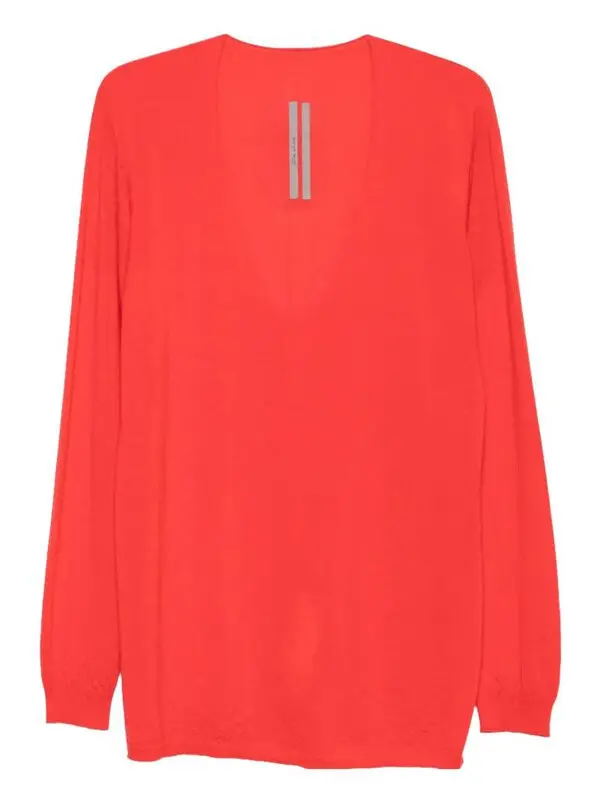 Rick Owens Extreme V-neck Sweater - Orange