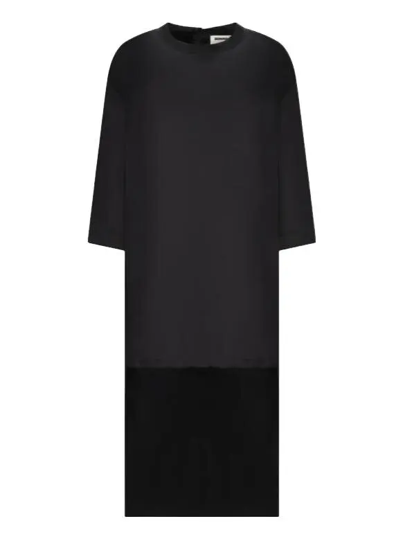 DARKPARK Tara Asymmetric Satin Shirt - Black