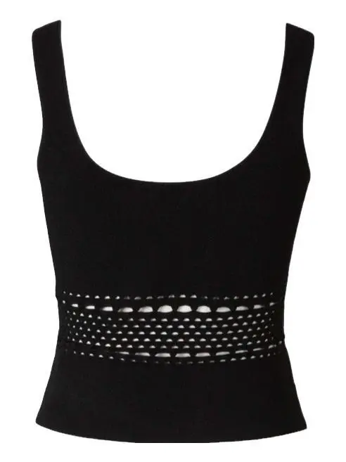 Simkhai Open-stitch Tank Top - Black