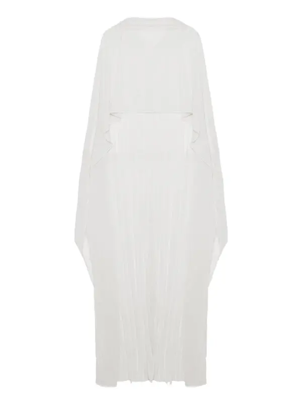 Simkhai Genoa Crinkle Jersey Cape - Ivory