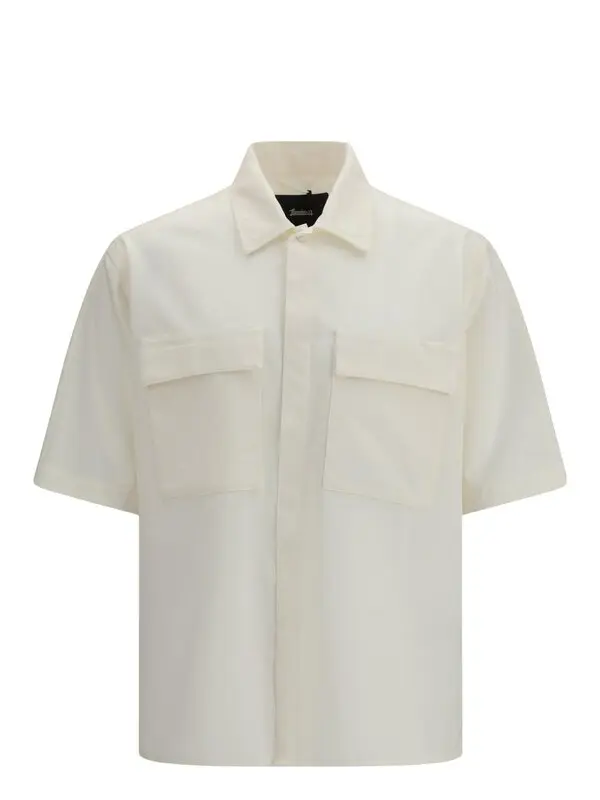 Herno Oversized Bowling Shirt - White