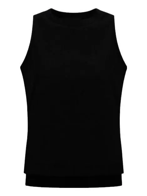 Herno Sleeveless Crew-neck Top - Black