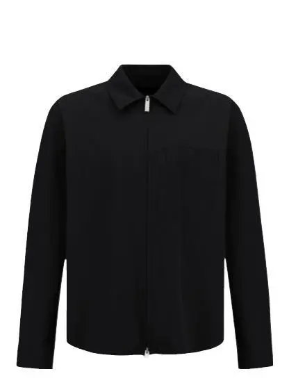 Herno Long-sleeved Padded Shirt Jacket - Black