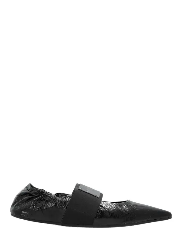 Givenchy Crush Pointed-toe Ballet Flats - Black