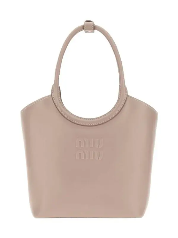 Miu Miu Ivy Small Tote Bag - Nude