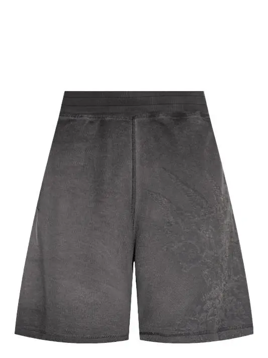 DIESEL® Elastic Waist Shorts - Black