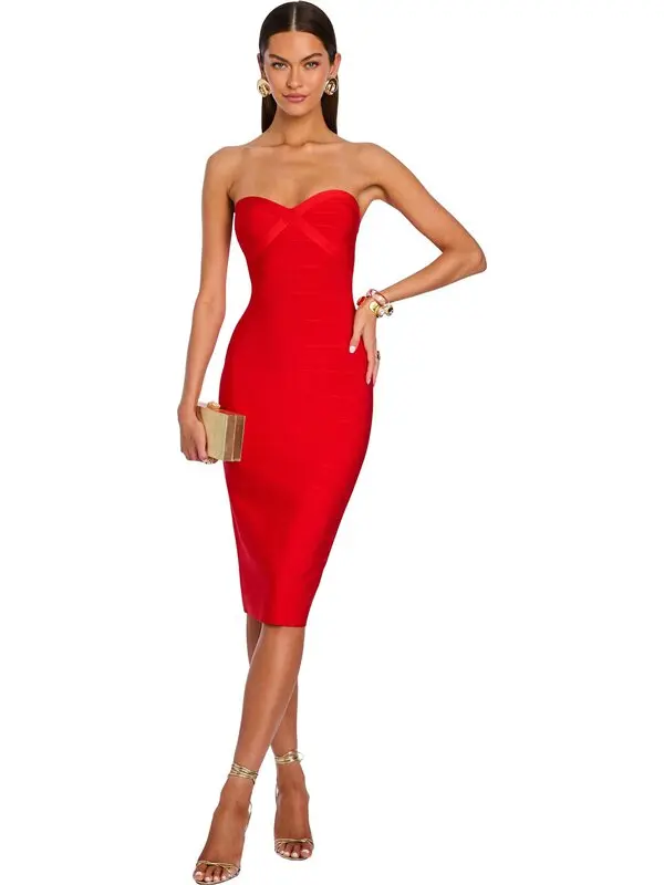 Retrofete Drussie Knit Dress - Geranium