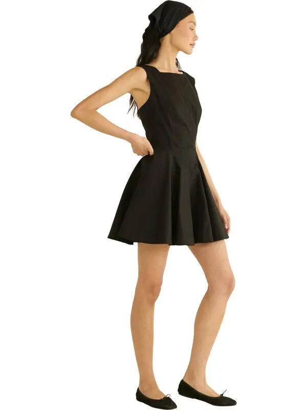 DÔEN Riviette Mini Dress - Black