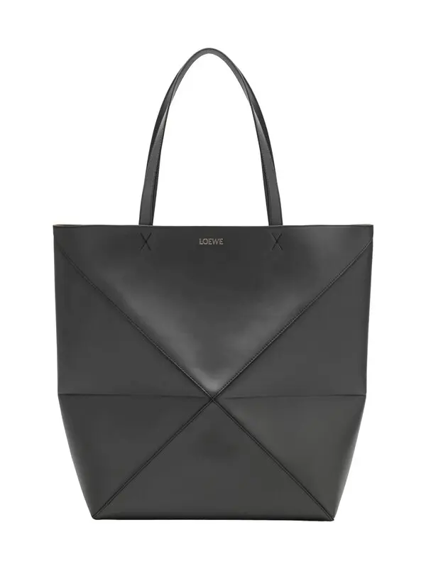 Loewe Dark Puzzle Fold Tote Xl Bag - Grey