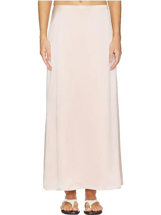 SRG Sutton Silk Skirt - Rose