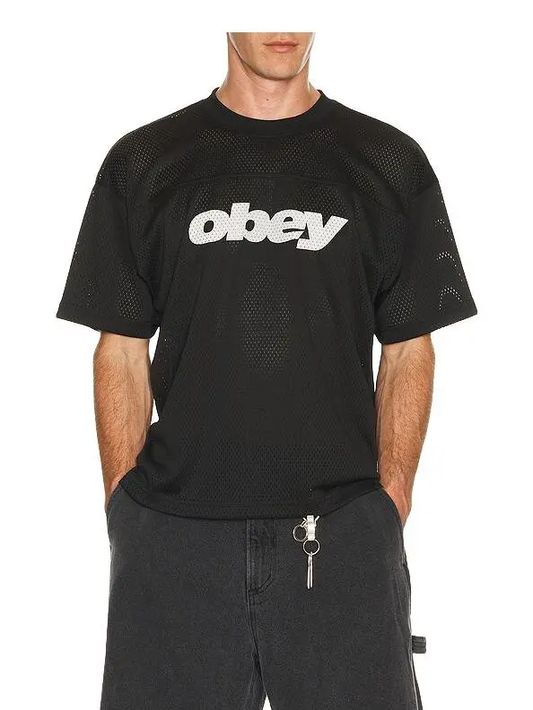 Obey Mesh Practice Jersey - Black
