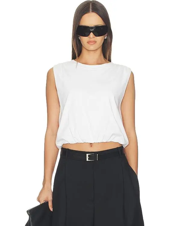 Rag & Bone Mica Bubble Top - White