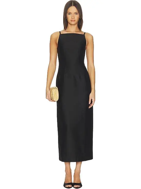 SRG Valency Crepe Dress - Black