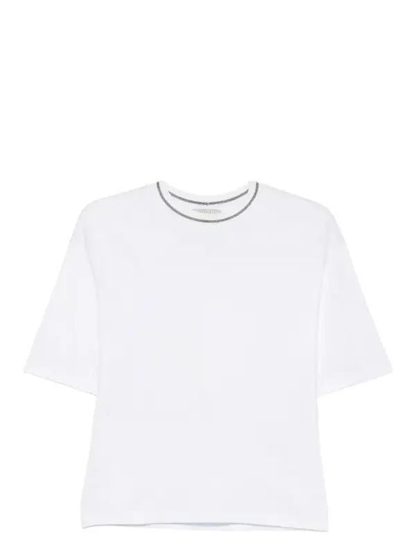 Antonelli Firenze Adima Monili-trim T-shirt - White
