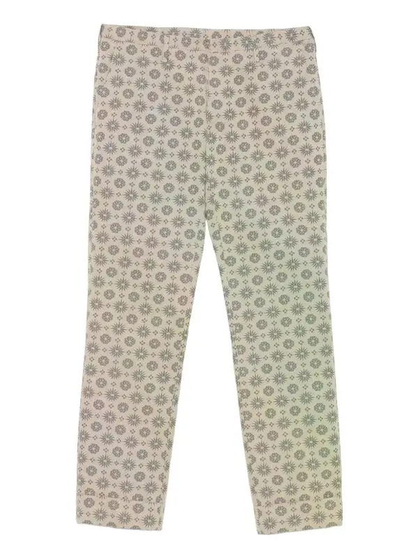 ROMEO GIGLI Geometric Print Trousers - Neutrals