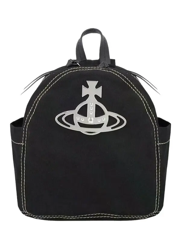 VIVIENNE WESTWOOD Orb-plaque Backpack - Black