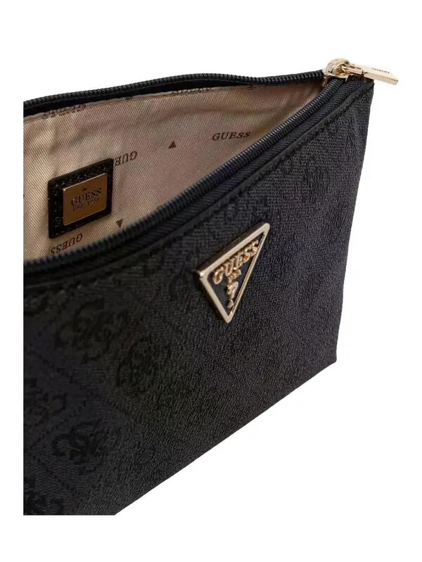 Guess Laurel Monogram Pouch - Black