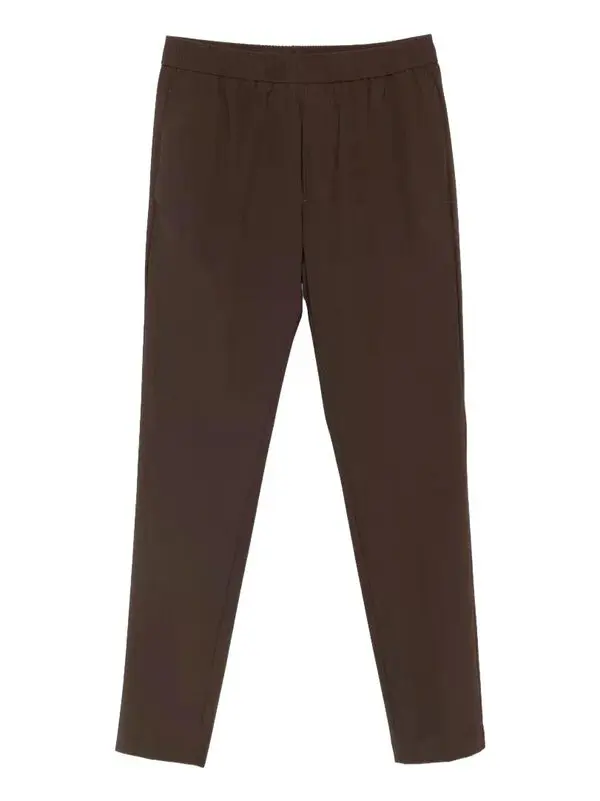 PMDS PREMIUM MOOD DENIM SUPERIOR Elasticated Waistband Trousers - Brown