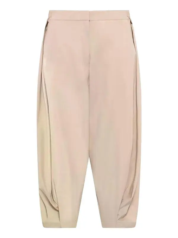 Loewe Beige Draped Trousers - Neutrals