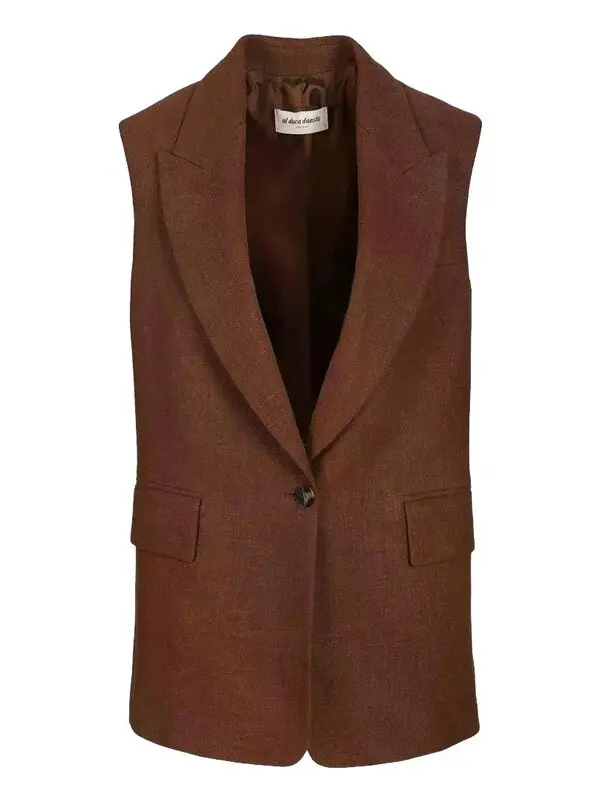 AL DUCA D’AOSTA 1902 Single-breasted Waistcoat - Brown