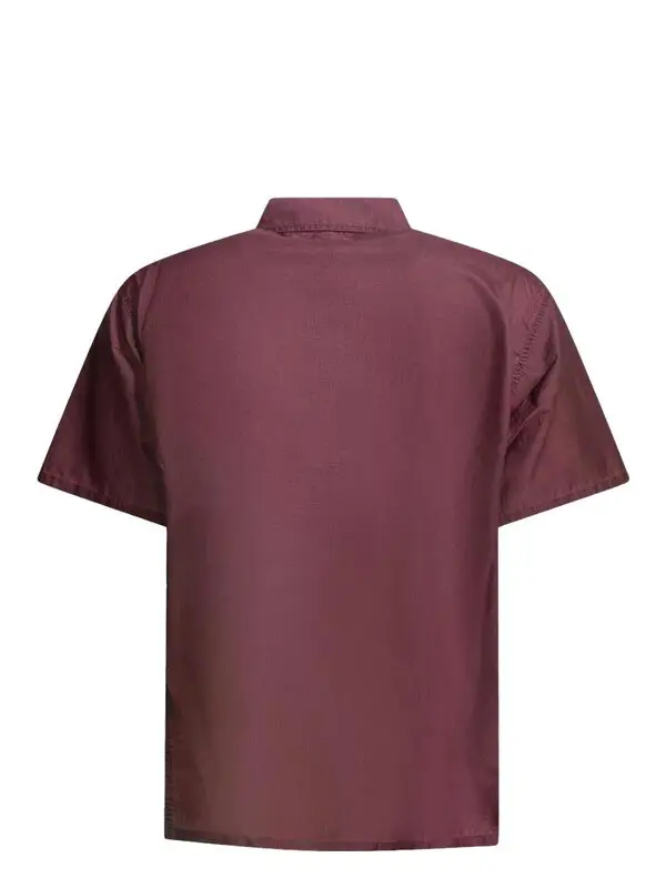 BEAMS Short-sleeve Chest-pockets Shirt - Red