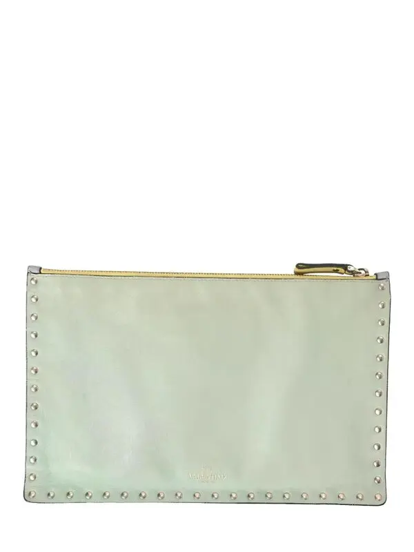Valentino Garavani Rockstud Clutch Bag - Blue