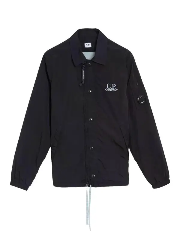 C.P. COMPANY Chrome-r Logo Embroidered Jacket - Blue