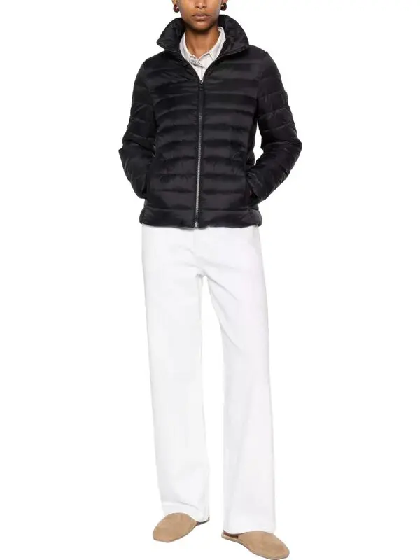 Marc O'polo Quilted Funnel Neck Jacket - Blue