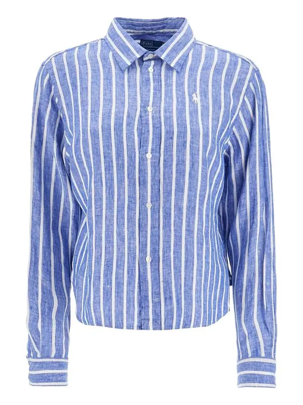 Polo Ralph Lauren Striped Button-up Shirt - Blue