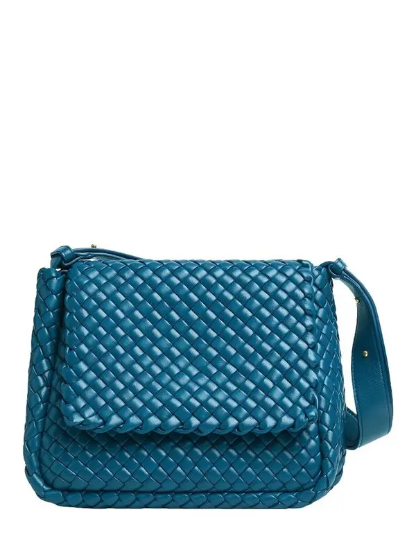 Bottega Veneta Small Cobble Shoulder Bag - Deep Sea Blue
