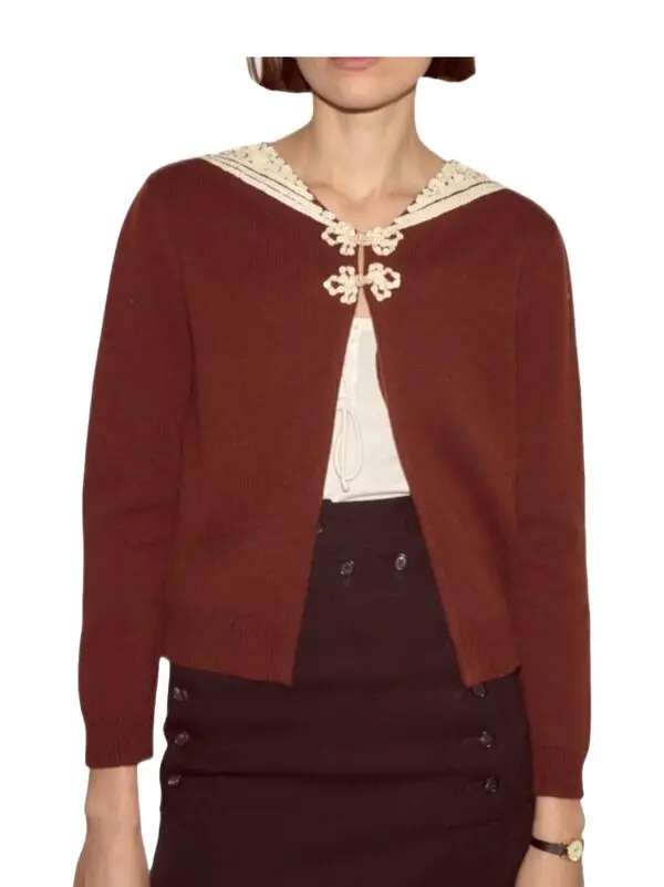 BODE Astoria Cardigan - Brown