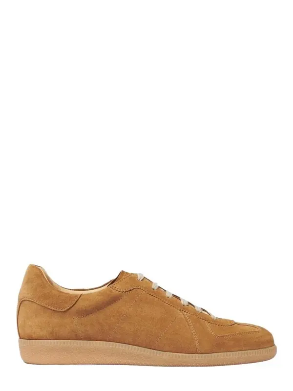 SCAROSSO Hans Low Top Lace-up Sneakers - Tan