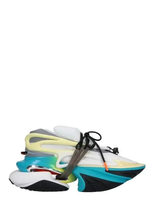 Balmain Panelled Trainers - Multicolour