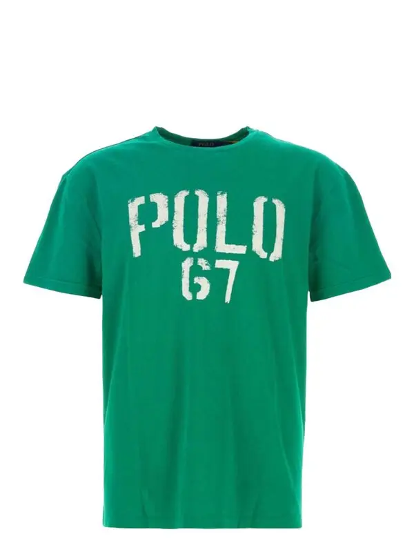 Polo Ralph Lauren Logo Printed Crewneck T-shirt - Green