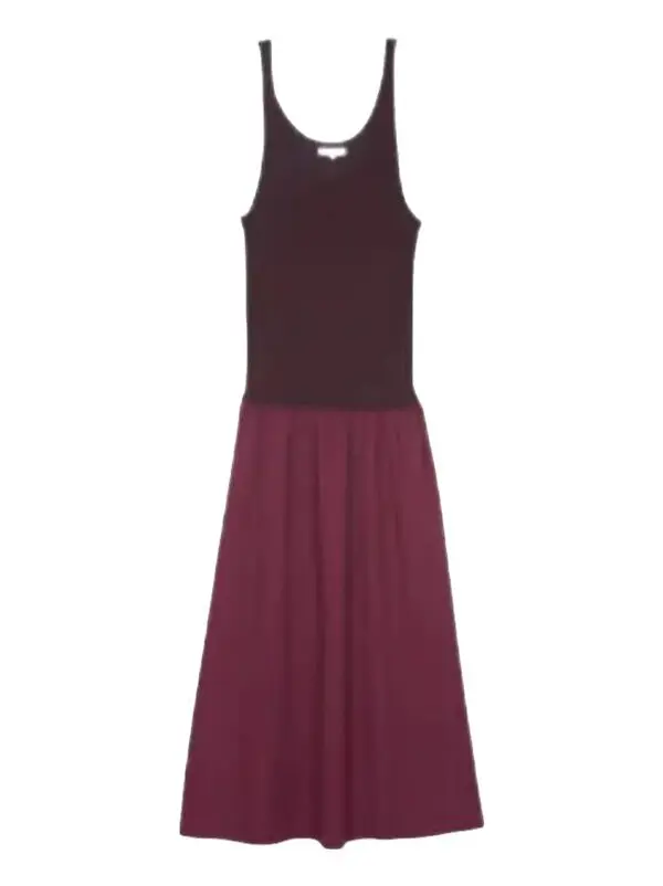 THE FRANKIE SHOP Pleated Maxi Skirt - Red