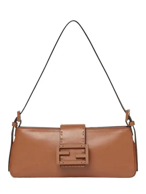 Fendi Selleria Baby B. Baguette Bag - Brown