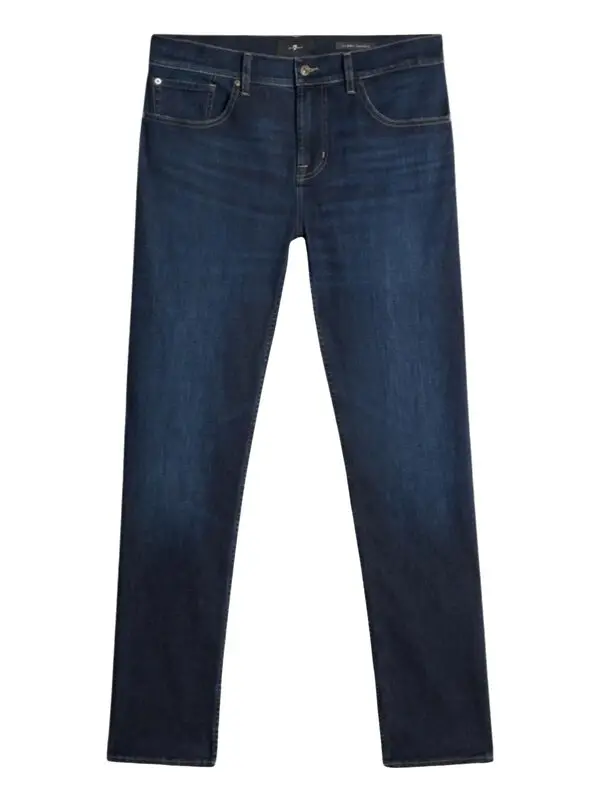 7 For All Mankind Belt Loop Jeans - Black