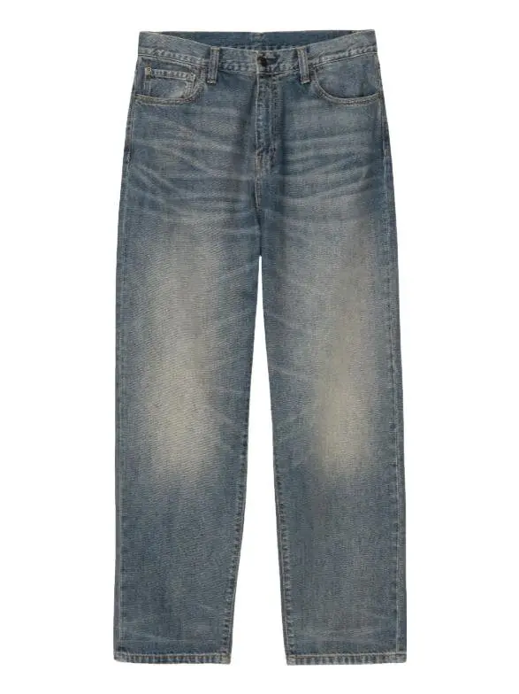 Carhartt Work In Progress Straight Leg Jeans - Blue