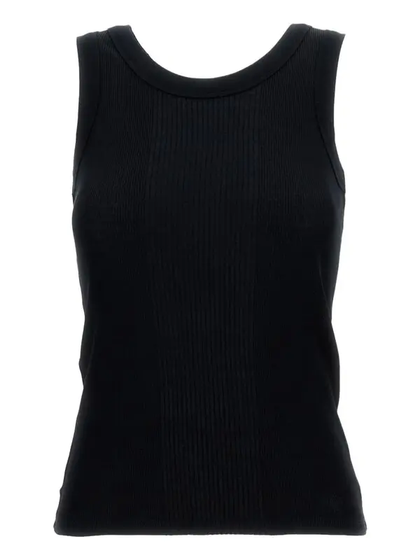 Loulou De Saison Ribbed Tank Top - Black