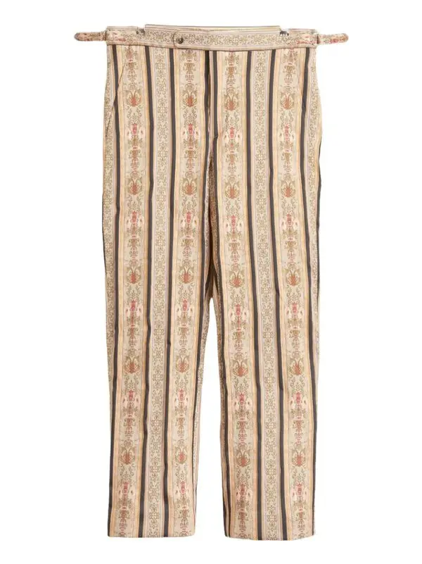 BODE Printed Straight-leg Trousers - No