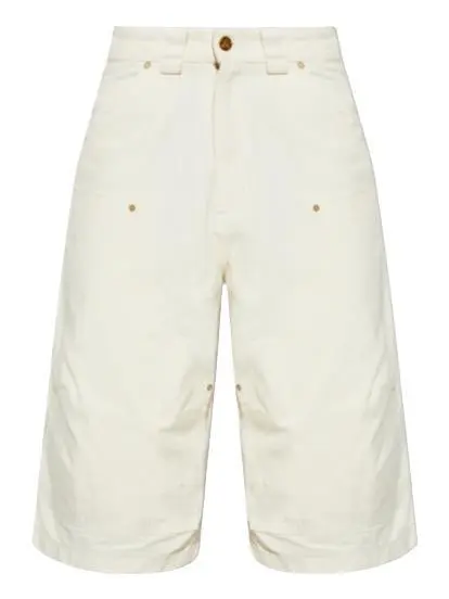 WILLY CHAVARRIA Stockton Logo Cargo Shorts - White