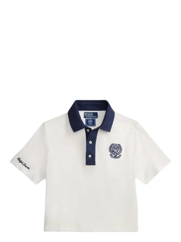Polo Ralph Lauren Embroidered Logo Polo T-shirt - White