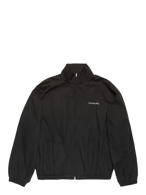 Acne Studios Logo Zip-up Jacket - Black